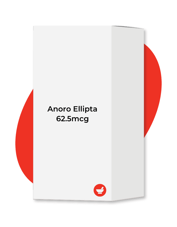 Anoro Ellipta 62.5mcg/25mcg Inhaler (60 Blisters) (30 Doses ...