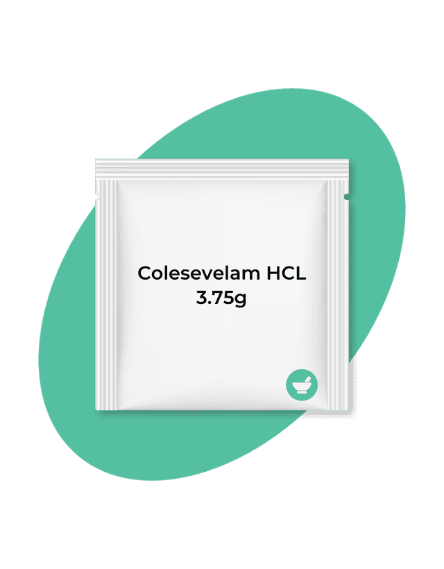 Colesevelam HCL 3.75 gm Powder, 30 Count Packets - HealthWarehouse