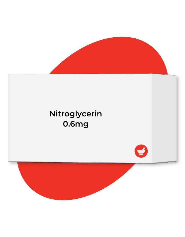 Buy Nitroglycerin 0.6mg Sublingual Tablets- 100 Tablet Bottle Online ...