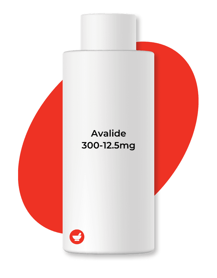 Avalide 300-12.5mg Tablets - 30 Count Bottle