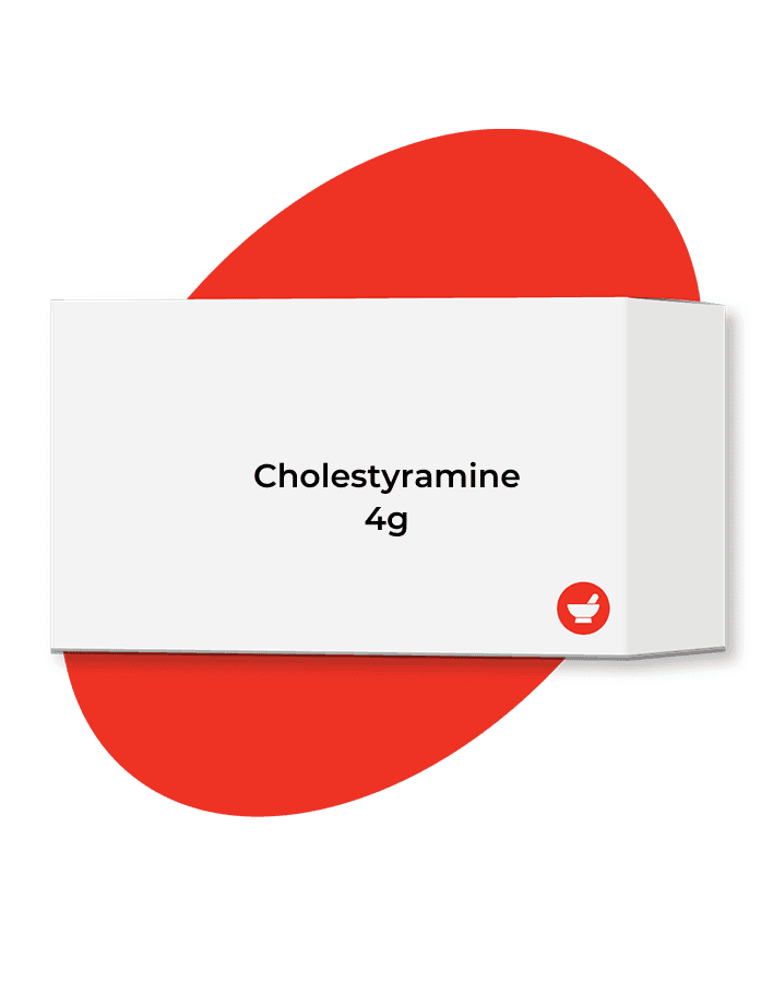 Cholestyramine 4g Powder - 60 Packet Box