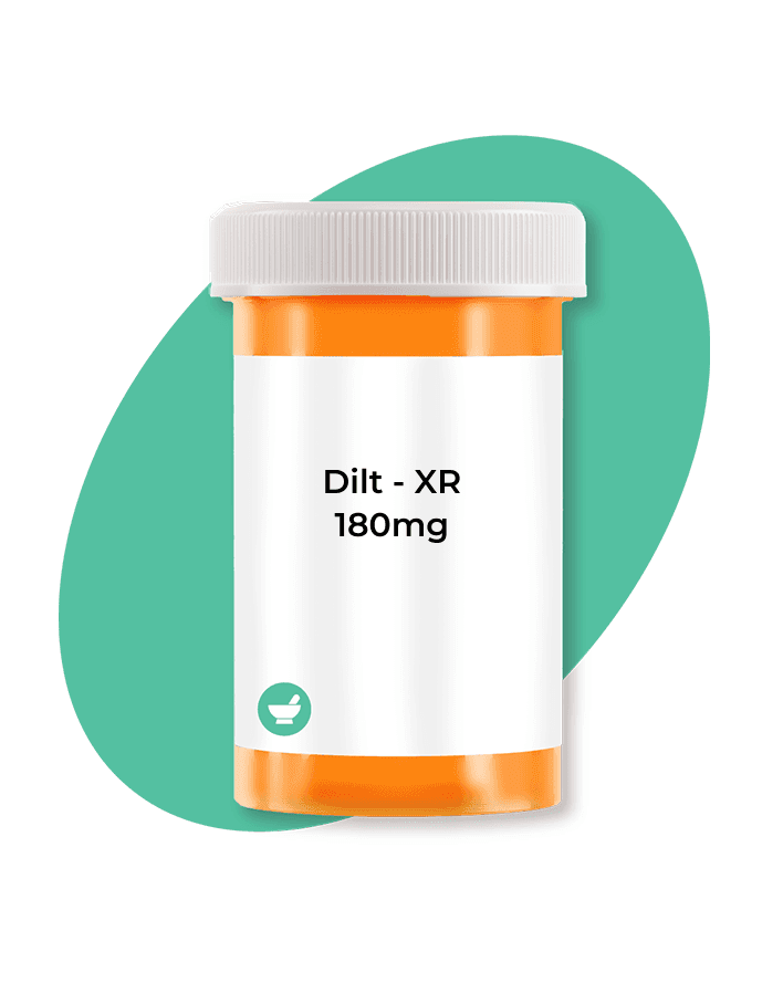 Dilt-XR (Diltiazem 24hr) 180mg Capsules