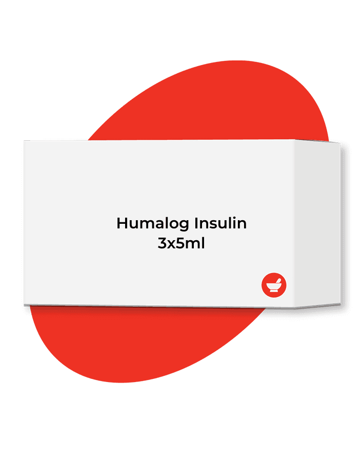 Humalog Insulin 100U/ml KwikPen - 3x5ml Prefilled Pens